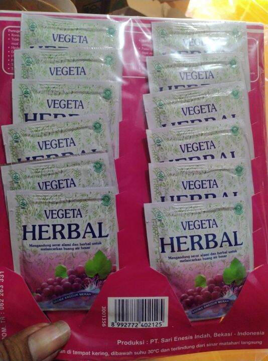 VEGETA HERBAL ANGGUR 12 SACHET | Lazada Indonesia