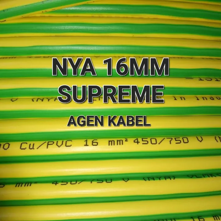 KABEL GROUNDING 16 mm | KABEL LISTRIK NYA 1x16 mm | NYA 1 x 16 SUPREME ...
