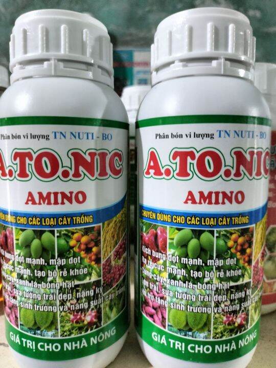 ATONIC AMINO PHÂN BÓN LÁ KÍCH RỄ, BUNG ĐỌT, MẬP ĐỌT, VỌT ĐỌT, XANH LÁ ...