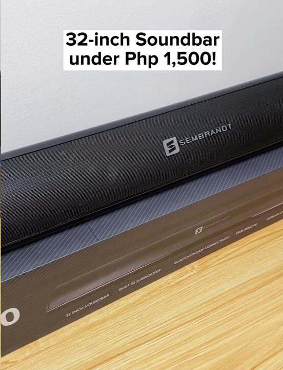 Sembrandt Sb750 Tv Soundbar + Built-In Subwoofer, Bluetooth With Aux ...