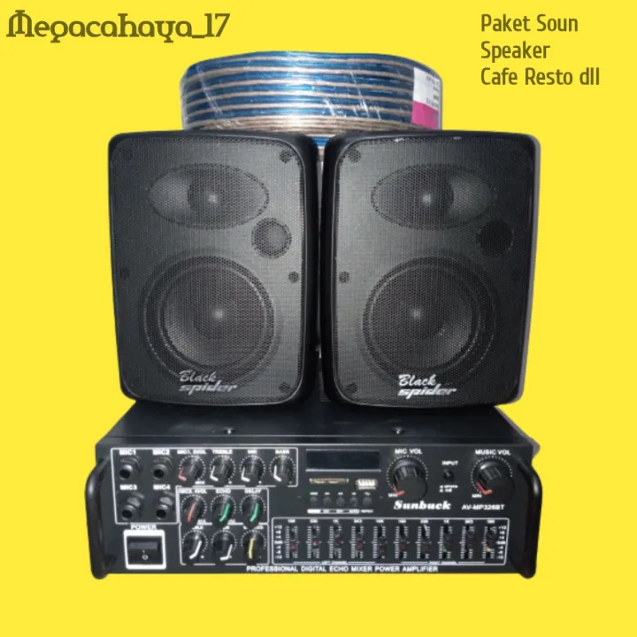 Paket Sound Speaker Cafe Resto Kantor Masjid - Paket Combo Speaker ...
