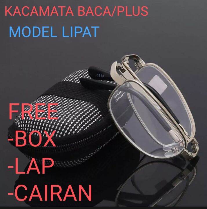 Kacamata baca/plus rabun dekat model lipat auto fokus sesuai ukuran ...