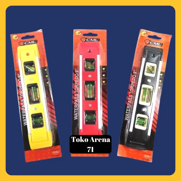 WATERPASS WATER PASS TORPEDO MAGNET ALUMINIUM MINI RINGAN WATERPAS 9 ...