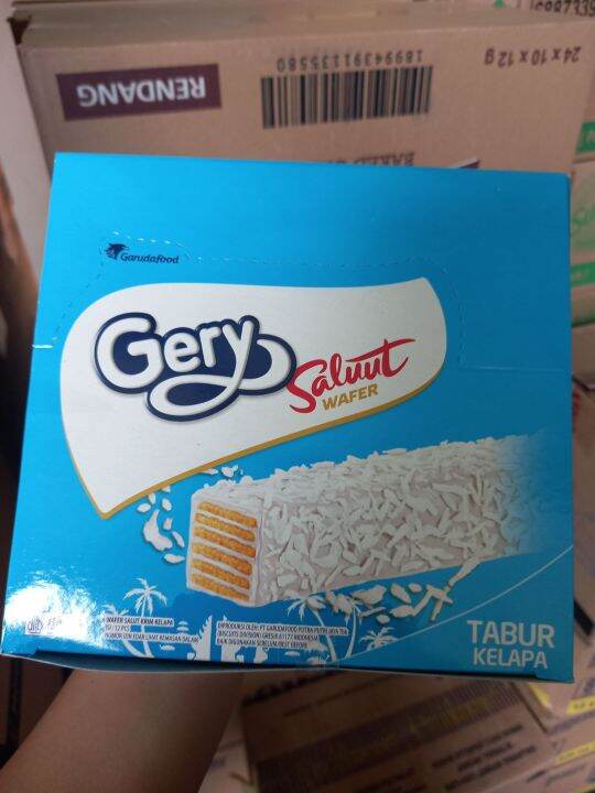 gery salut wafer tabur kelapa ( 1box isi 12pcs) | Lazada Indonesia