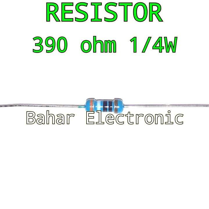 Resistor 390 ohm 1/4W per 5 biji | Lazada Indonesia