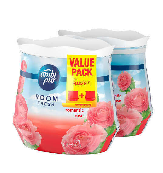 Ambi Pur Room Freshener Gel Romantic Rose 180G X 2 (Air Freshener) | Lazada PH