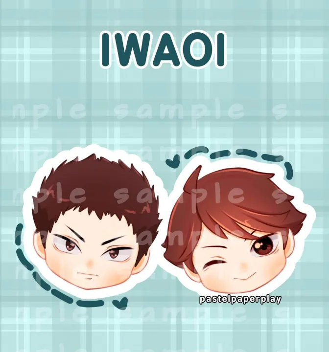 HAIKYUU IWAOI IWAIZUMI OIKAWA STICKER SOLD PER PIECE by ms.boopotato ...