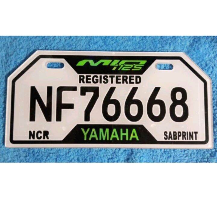 Motorcycle Temporary Plate Number (Acrylic) | Lazada PH