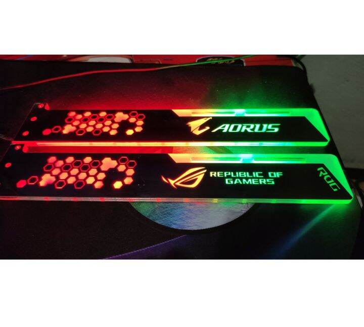 [COD] RGB COMPUTER GPU BRACKET ANTI-SAG GRAPHICS CARD SUPPORT | Lazada PH
