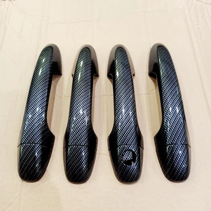 COVER HANDLE PELAPIS GAGANG PINTU MOBIL TOYOTA ALL NEW INNOVA REBORN 2016-2021 WARNA CARBON ...
