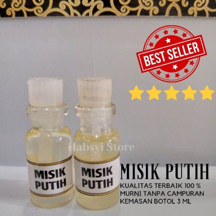 Minyak Wangi Misik Putih Kualitas terbaik kemasan 3ml Murni tanpa ...