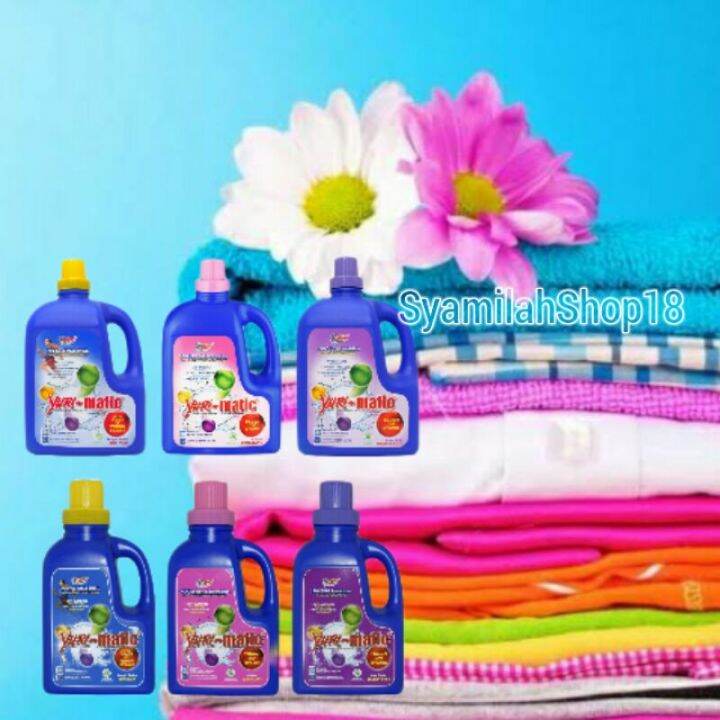 YURI MATIC CAIRAN PENCUCI PAKAIAN (DETERGENT LIQUID LAUNDRY) BOTOL 1 KG ...