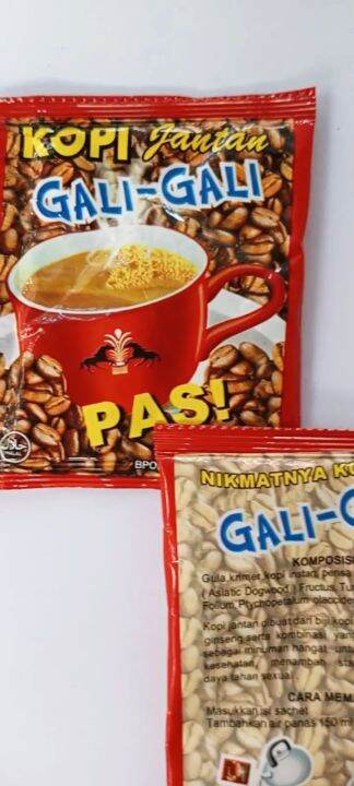Kopi Jantan Gali-Gali Original 1 Hanger Isi 20 Sachet | Lazada Indonesia