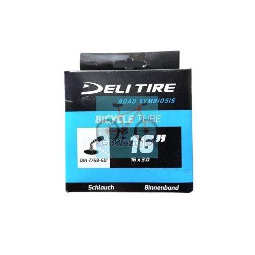 Ban Dalam Sepeda Listrik Ukuran 16 x 3.0 Swallow Deli Tire Selis Pentil Bengkok | High Quality ...