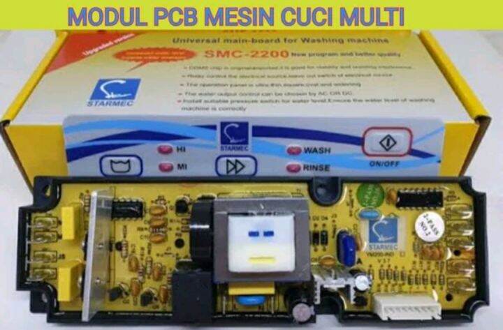 MODUL MESIN CUCI MULTI SMC 2200 PCB PANEL MULTI UNIVERSAL 1 TABUNG TOP ...