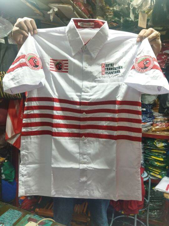 kemeja partai PKN baju PKN seragam PKN full logo | Lazada Indonesia