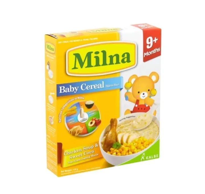 Milna Baby Cereal Chicken Soup & Sweet Corn 120g | Lazada PH
