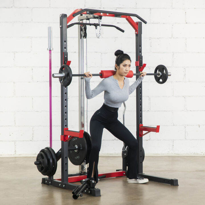 Squat Rack Weight Rack Squat Pitch and Curvature of Roof Bench Push ...