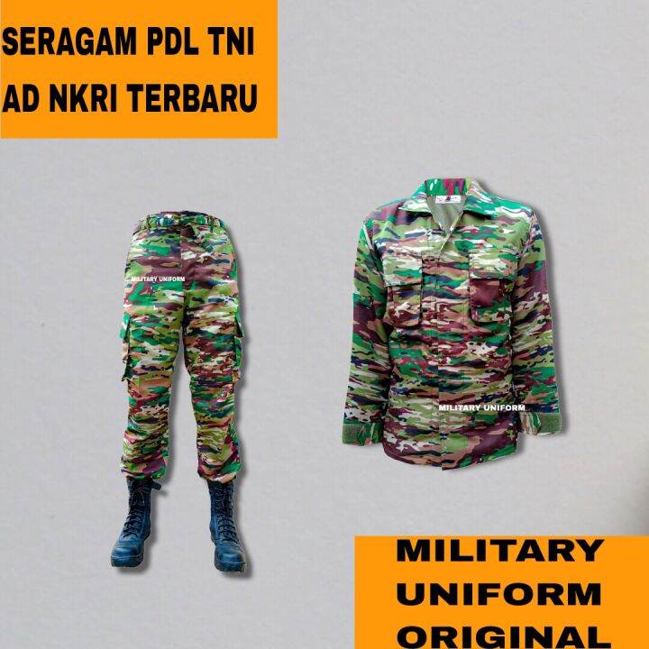 SERAGAM PDL TNI AD BALOTELLY PDL MATRA DARAT NKRI | Lazada Indonesia