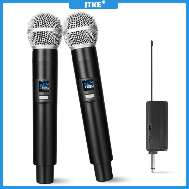 Wireless Microphone 600mah UHF Professional Handheld Dynamic Mic ...