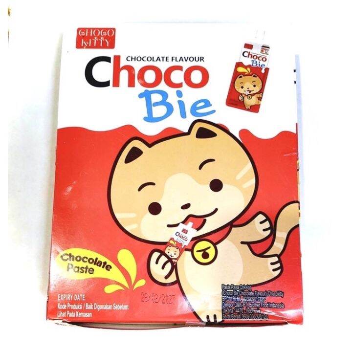 Choco Kitty Choco Bie Chocolate Pasta ( 1 box isi 30 pcs x 10g ...