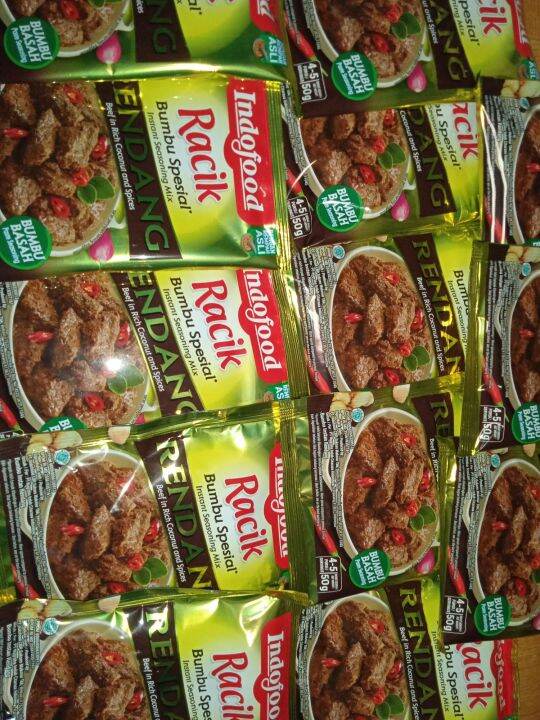 Indofood Bumbu Racik Rendang 50g Instant paste Seasoning Mix | Lazada ...