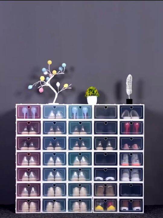 COD TERMURAH!!! 6 PCS DAN 10 PCS Kotak Sepatu Ukuran MEDIUM Lipat ...