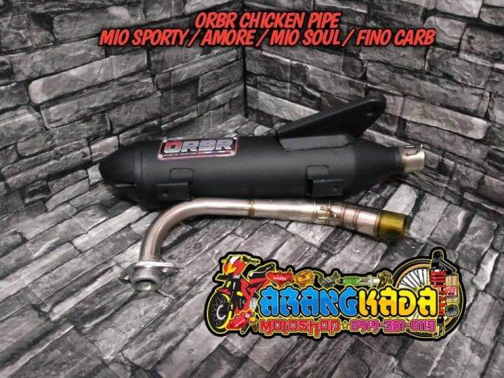 ORBR CHICKEN PIPE V2 FOR MIO SPORTY , SOUL CARB , AMORE , FINO CARB ...
