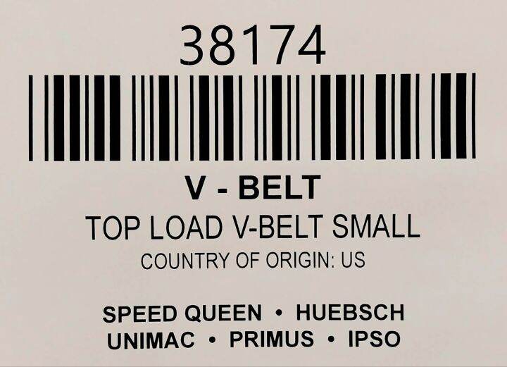 Speed Queen 38174 V-Belt for Topload Washing Machines | Lazada PH