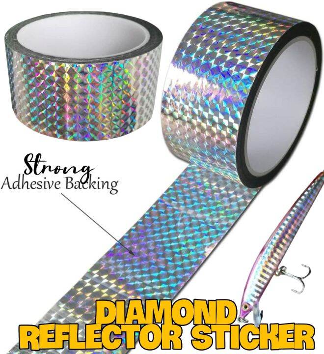 Hologram High Reflection Jig & lure Sticker 1 Roll (5.0 cm x 15m) | Lazada