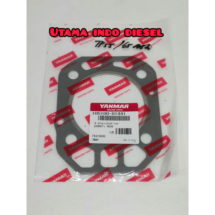 TF55 TF65 Gasket Head Paking Deksel Packing Kop Mesin Diesel Yanmar ...