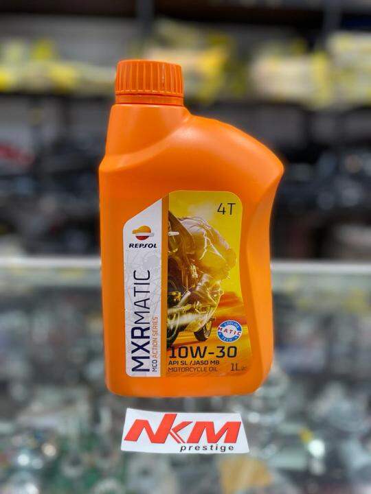 OLI MOTOR OLI MESIN REPSOL MXR MATIC MCO ACTION SERIES 10W30 ORIGINAL ...
