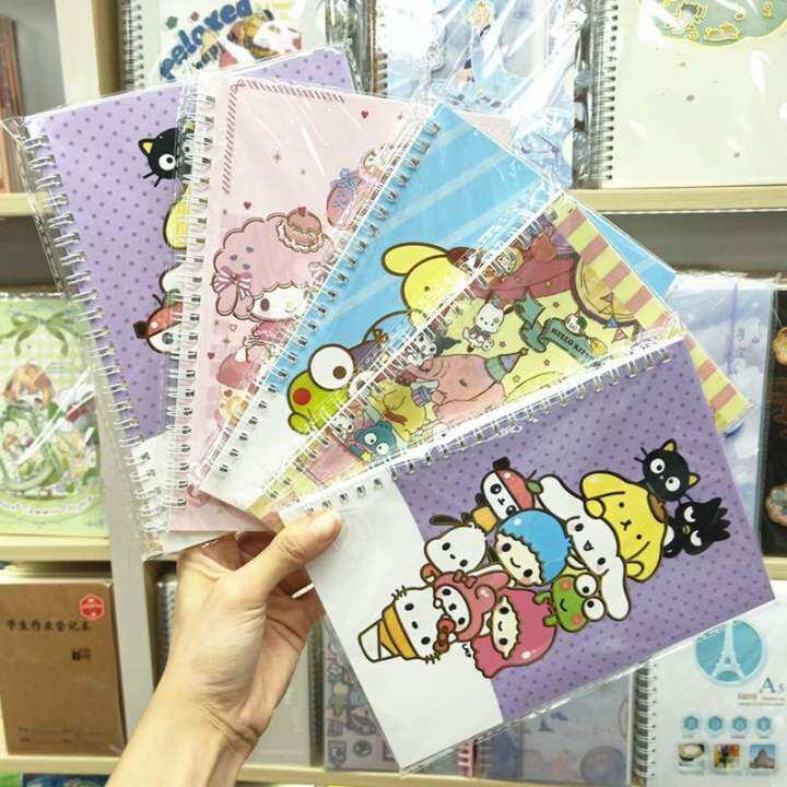 A5 Sanrio Spiral Spring Notebook (VERSION 2) Random Design | Lazada PH