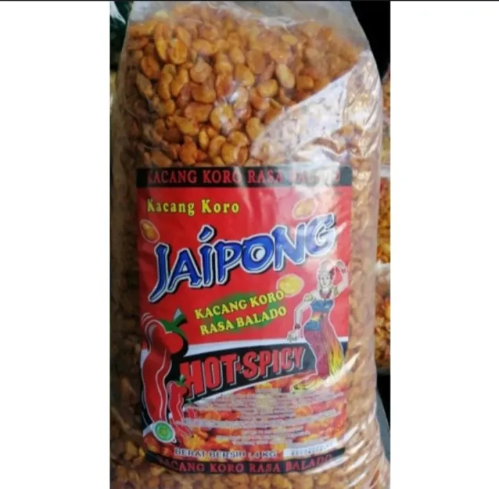 (1 kg) Kacang Koro Pedas/ Kacang Koro Balado/ Camilan/ Makanan Ringan ...