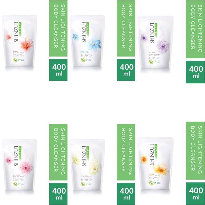 Shinzu'i Skin Lightening Body Cleanser Sabun Cair Shinzui Refill Pouch ...