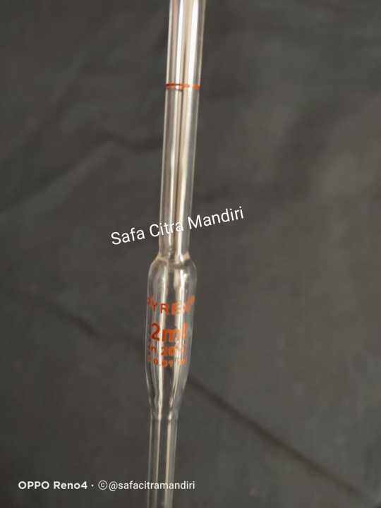 Pipet Volume 2ml Pyrex/ Pipet Gondok 2ml Pyrex | Lazada Indonesia