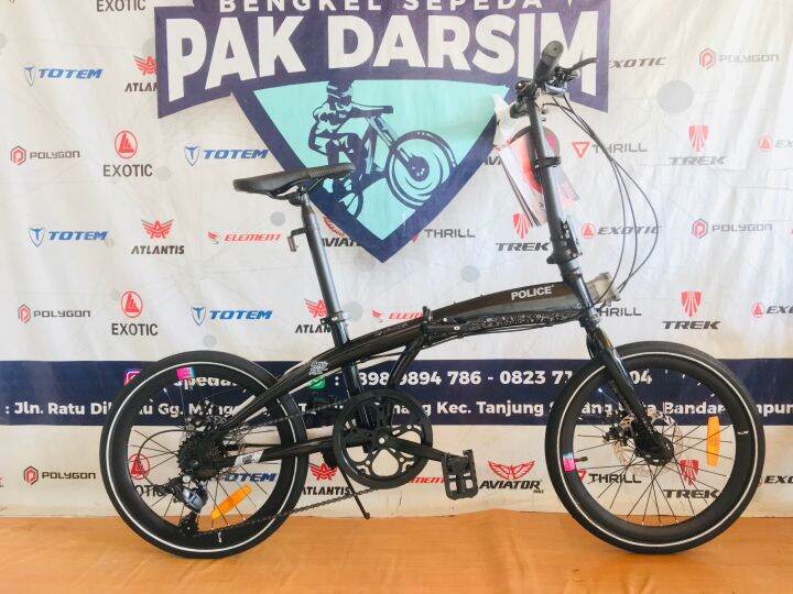 Sepeda lipat police milan rans 2022 | Lazada Indonesia