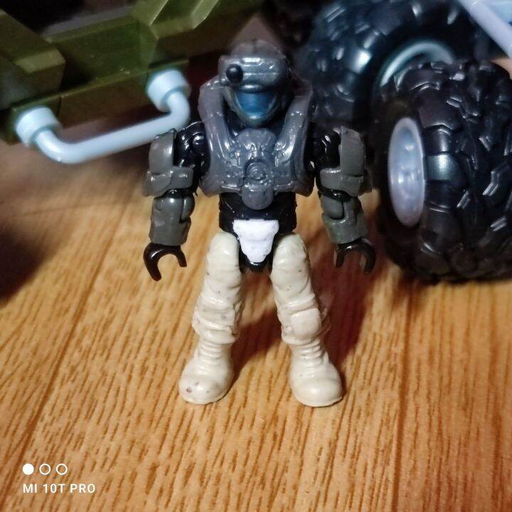 Mega Bloks Construx HALO UNSC Marines Orbital Drop Shock Trooper ODST 2 ...