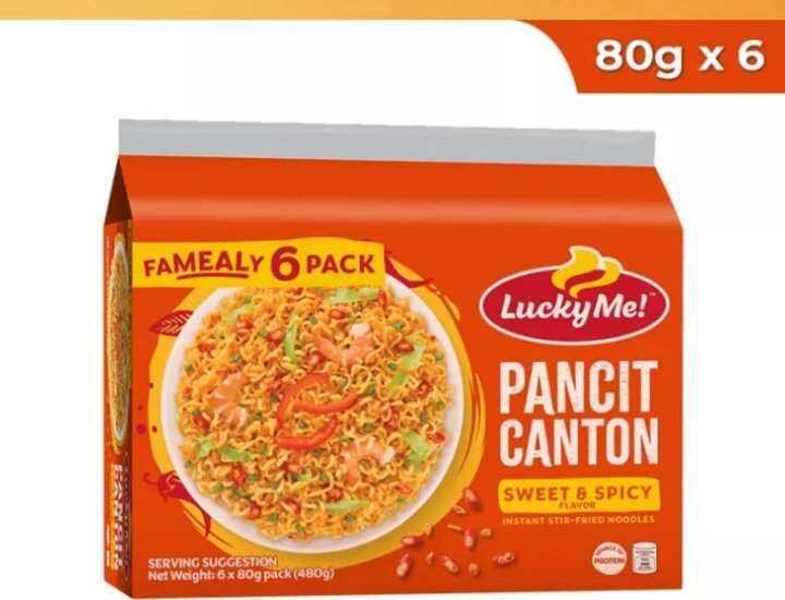 Pancit canton sweet &spicy 6pcs pack (made in phil) | Lazada PH