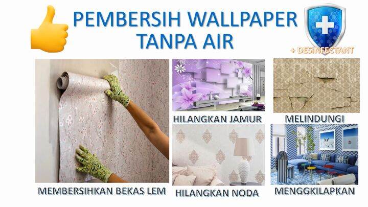 Opi Spray pembersih wallpaper dari lumut, Jamur, dan kotoran dinding ...