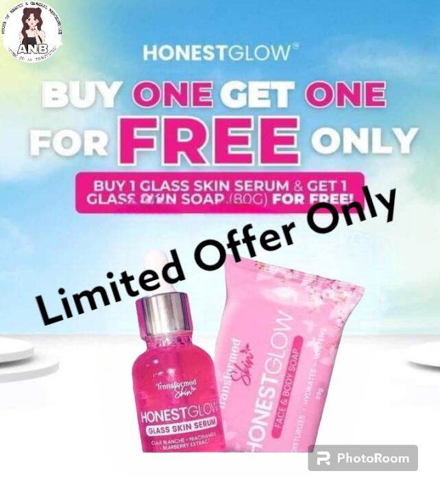 HONEST GLOW PINK SERUM and GLASS SKIN SOAP | Lazada PH