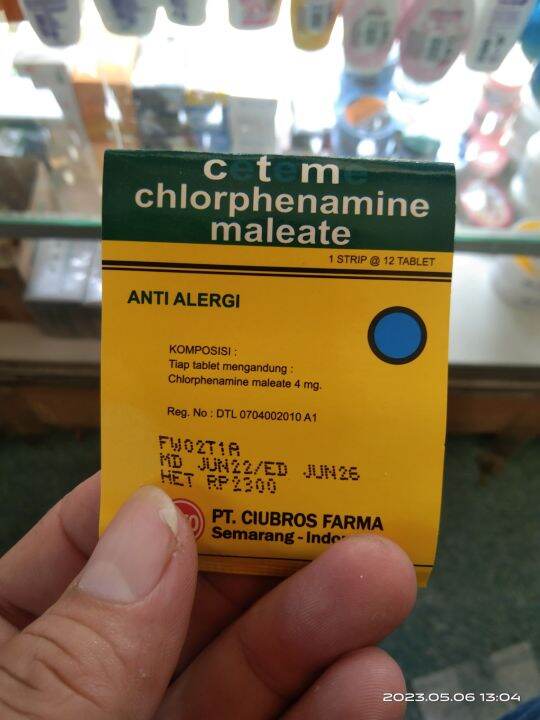 Obat Alergi Gatal Anti Histamin CTM tablet | Lazada Indonesia