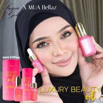 SUGAR GOLD LUXURY BEAUTY OIL BARU MUA BELLAZ ORIGINAL 🔥🔥 | Lazada