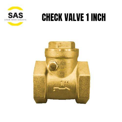 Check Valve Kuningan 1 Inch | Lazada Indonesia