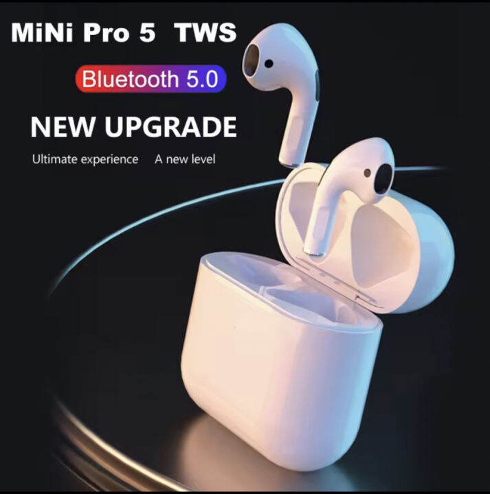 TWS Pro 5บลูทูธ5.0หูฟังไร้สาย TWS Earburds กีฬาในหูสเตอริโอโทรศัพท์ ...