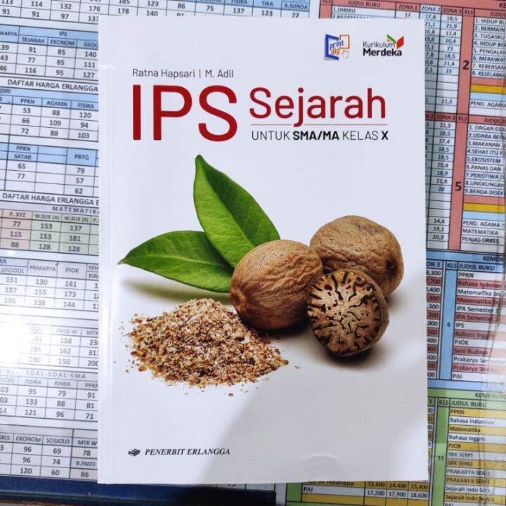 Buku Ips Sejarah Kelas X/ 10 Sma/Ma Kurikulum Merdeka Penerbit Erlangga Original | Lazada Indonesia