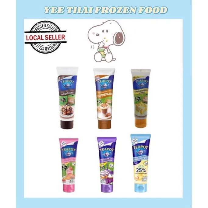 Teapot Carnation Sweetened Creamer Squeeze Tube/ Krimer Susu Pekat Tiub ...