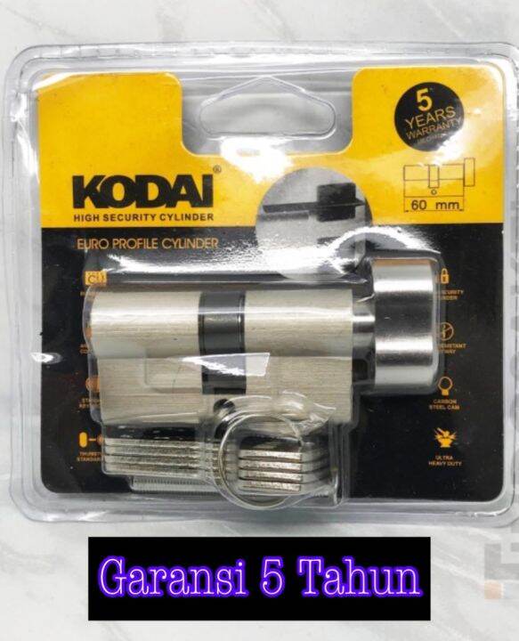 Silinder knop kodai silinder putar kodai Kunci Pintu Kodai 60 mm/ kunci ...