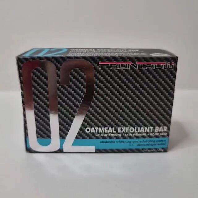 FRONTROW Luxxe Soap 02 Oatmeal Exfoliant Bar With Glutathione + Oatmeal ...