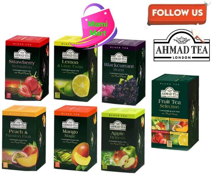 AHMAD TEA 20's Fruit Black Tea | Lazada